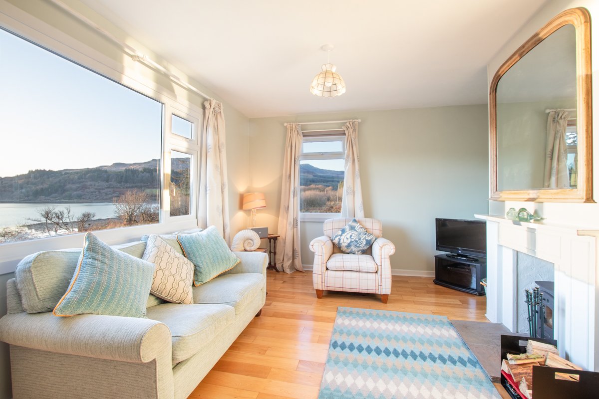 The Dorran self-catering cottage at Kilfinichen bay on the Isle of Mull